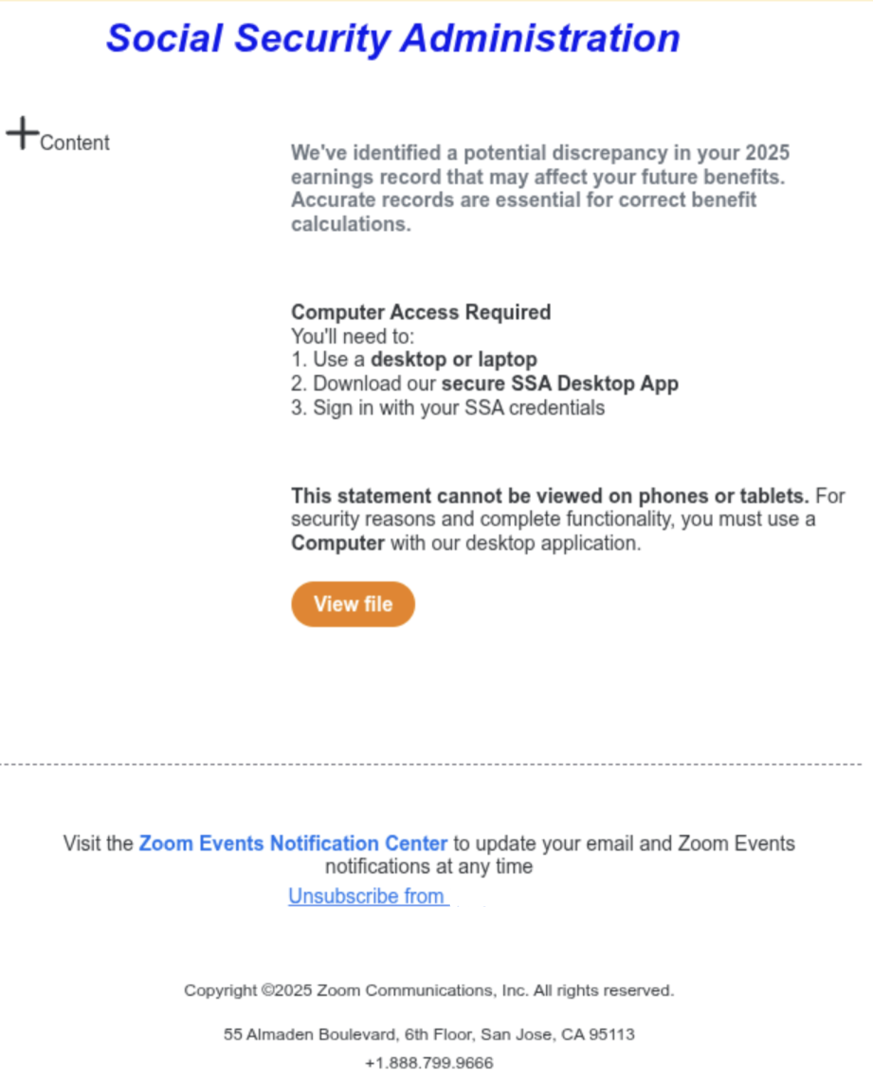 Prolific Phishing Campaign Leveraging Zoom's Infrastructure